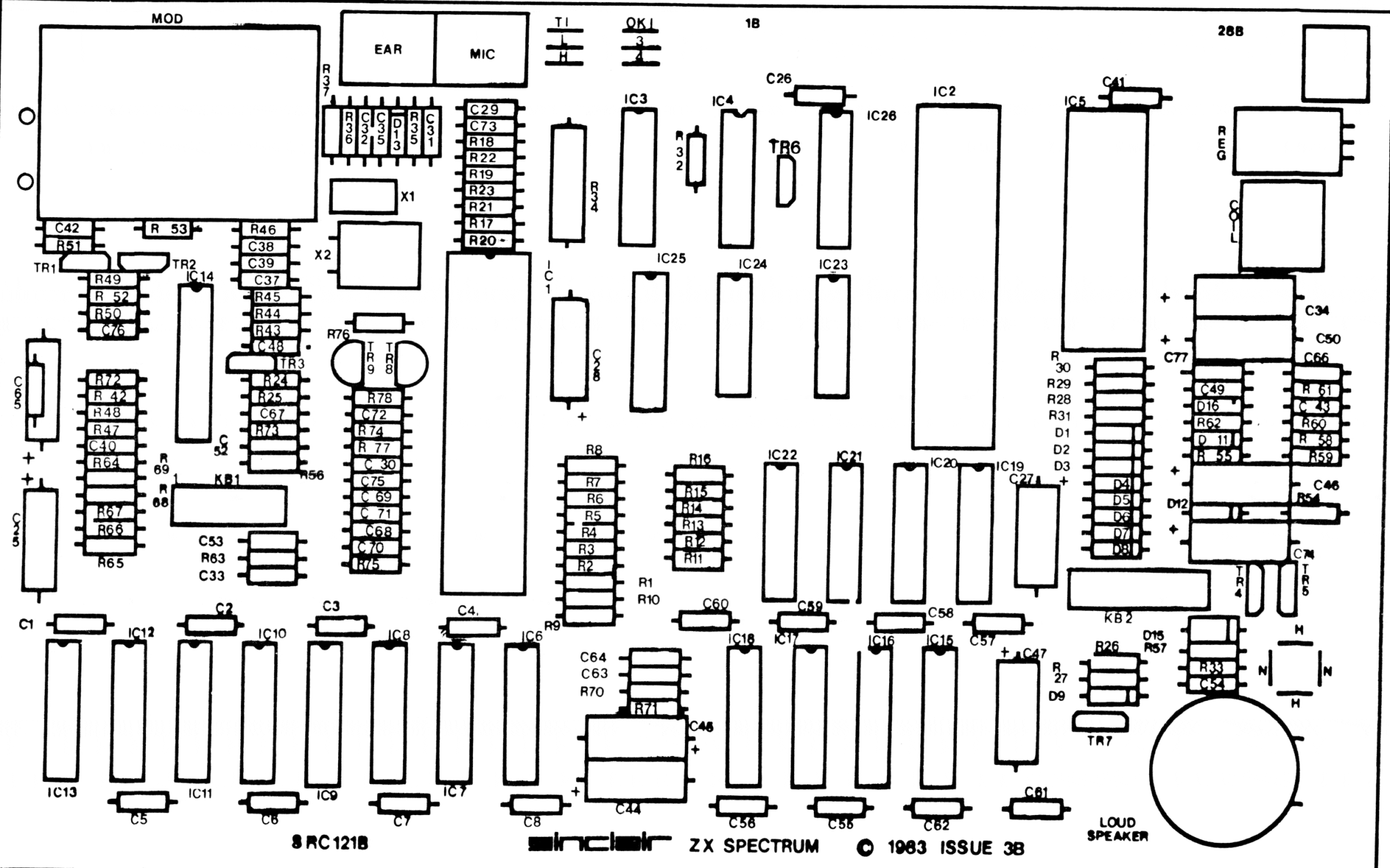 Esquemas del spectrum de 48k - OnubaElectrónica.es